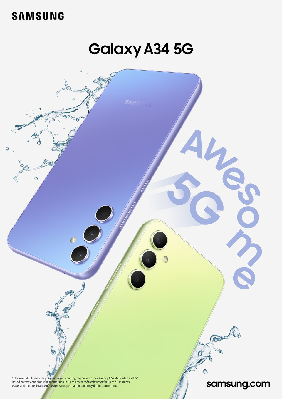 '합리적인 가격에 만나요'…KT, '갤럭시 A34 5G' 출시