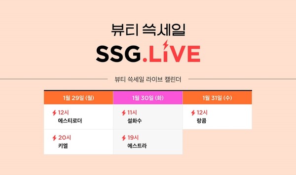 SSG닷컴, 설 선물용 화장품 특가판매…29일부터 '뷰티 쓱세일'