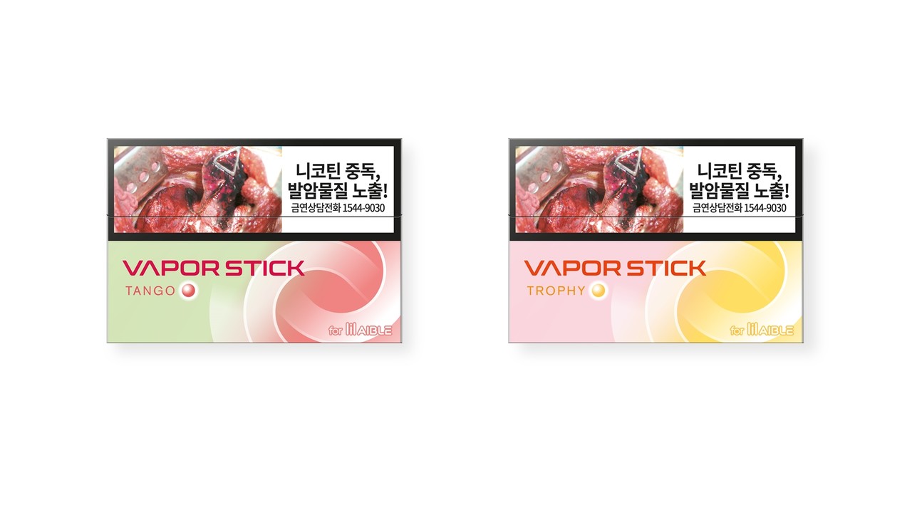 KT&G, 릴 에이블 전용 '베이퍼 스틱' 신제품 2종 출시