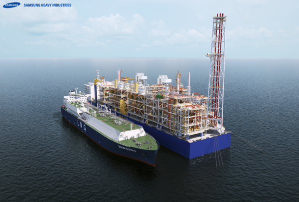 [마켓+]삼성중공업, FLNG 60억달러 대박 가능성…해양 부문 '캐시카우' 급부상