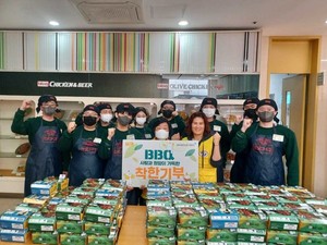 BBQ, 올해 '치킨대학 착한기부' 누적 3천마리 돌파