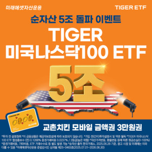 'TIGER 미국나스닥100 ETF' 순자산 5조원 돌파